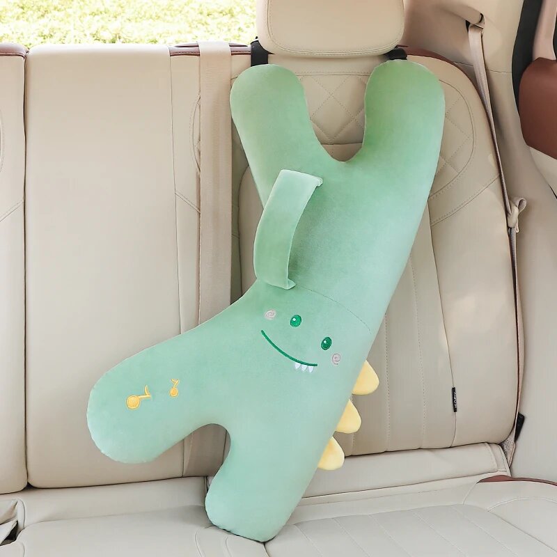 Детская дорожная безопасная подушка в форме буквы «CuteY», автомобильное сиденье, подушка для шеи, Автомобильная подушка для сна на большие расстояния, подушка для путешествий, поддержка головы, для детей и взрослых