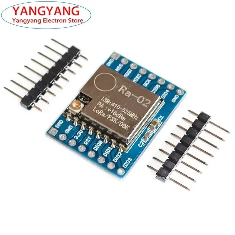 Новый модуль SX1278 LORA, 433 МГц, 10 км, RA-02, беспроводная розетка для передачи расширенного спектра для платы умного дома, плата антенны IPX