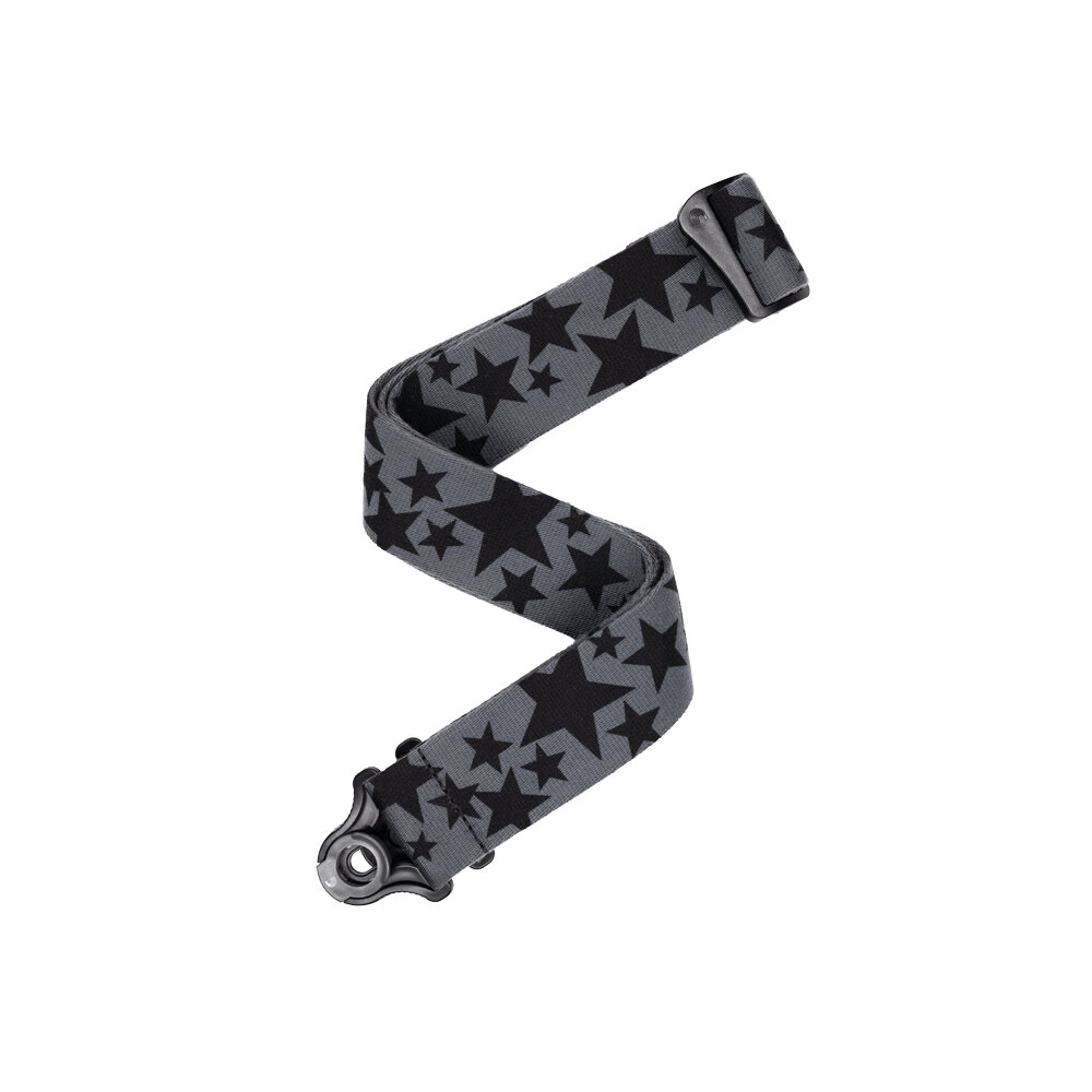 50BAL14 Auto Lock Ремень для гитары, с блокировкой, звезды, D'Addario