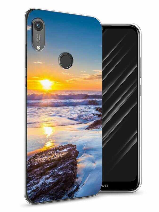 Чехол на Honor 8A/8A Pro/Huawei Y6s/Y6 2019 / Хонор 8А с принтом "Восход 6"