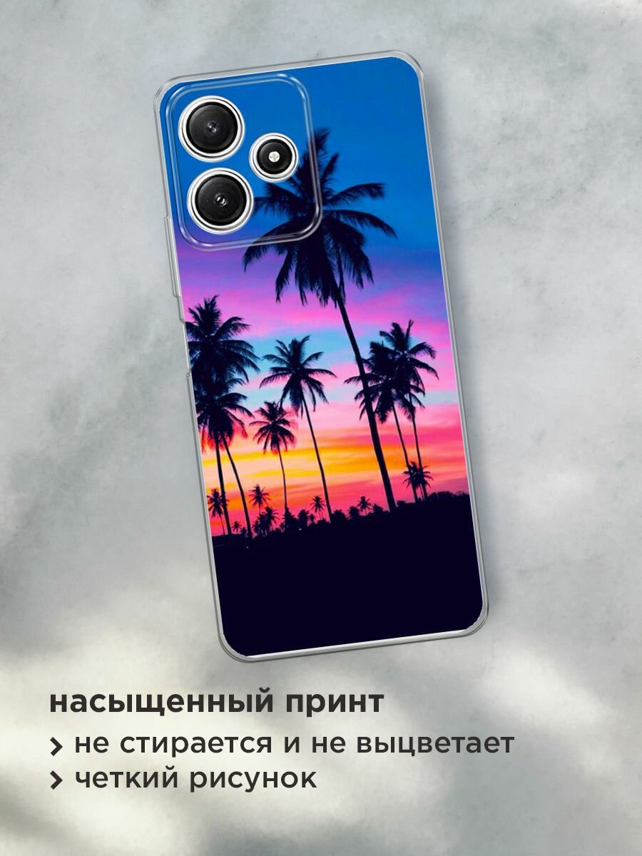 Чехол на Xiaomi Redmi 12 / Сяоми Редми 12 с принтом "Закат 5" — фото 1