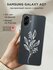 Чехол на Samsung Galaxy A07 / Самсунг А07 с принтом "Ветка с листочками и цветам...
