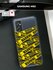 Чехол на Samsung Galaxy M52 / Самсунг Галакси M52 с принтом "Warning!", прозрачн...