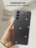 Чехол на Samsung Galaxy S21 / Самсунг Галакси S21 с принтом "Бордовые сердечки 2...