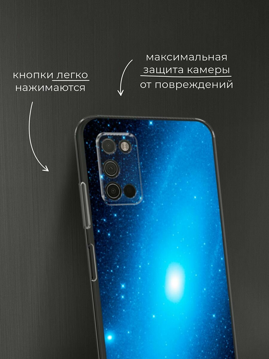 Чехол на Samsung Galaxy A03S / Самсунг Галакси A03S с принтом "Космос 1" — фото 1