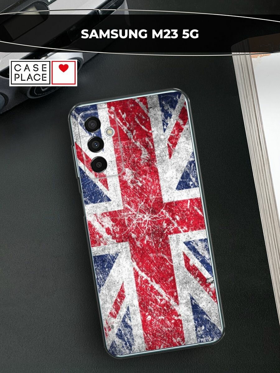 Чехол на Samsung Galaxy M23 5G / Самсунг Галакси М23 5G с принтом "Флаг британский"