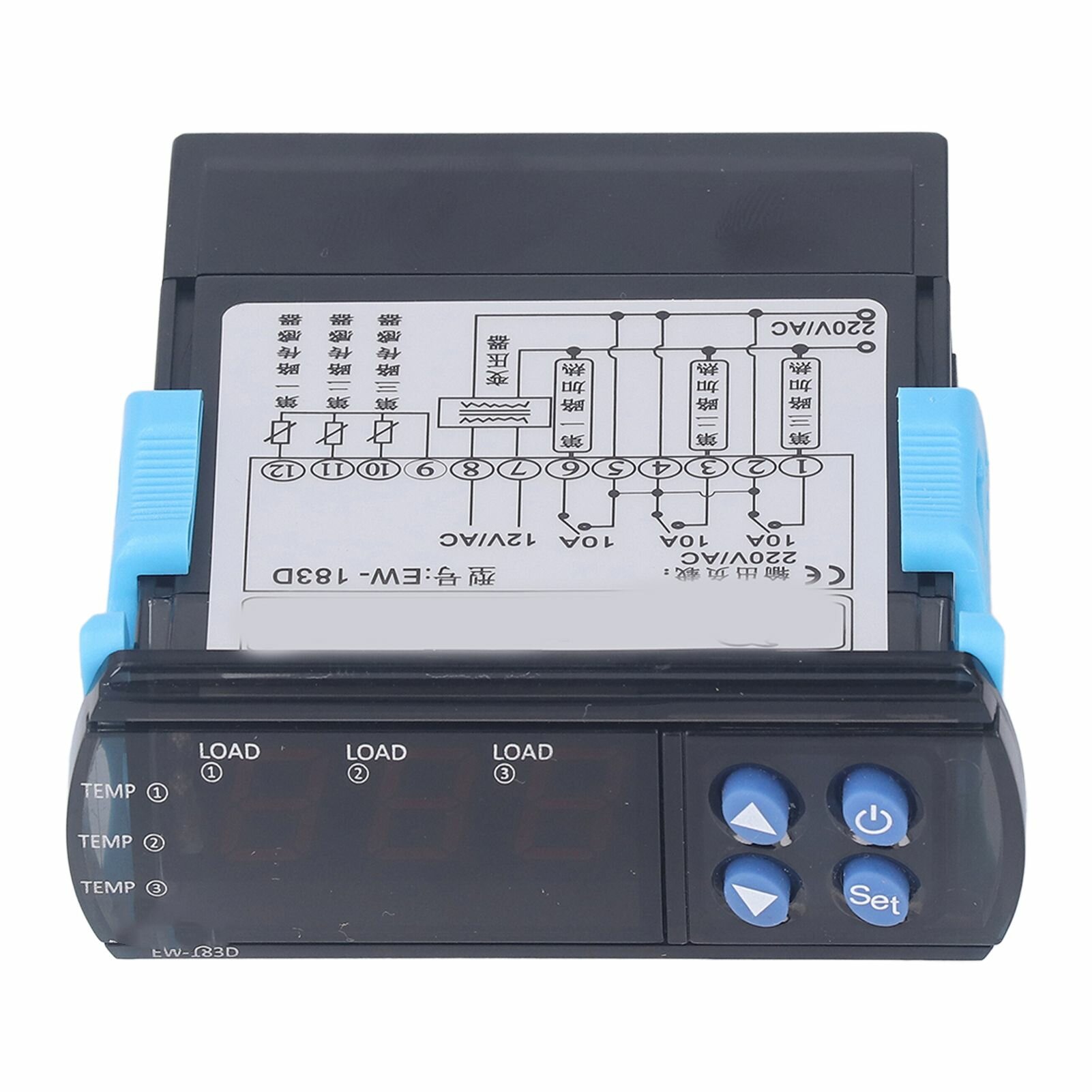 Комплект регулятора температуры, 3-ходовое реле нагрева, термостат для принтера, фотомашины, AC220V