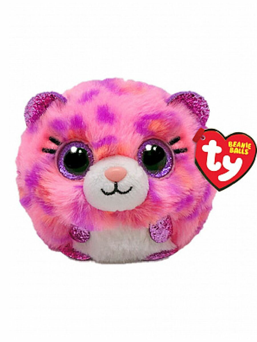 TY Мягкая игрушка Вилли леопард, 10 см