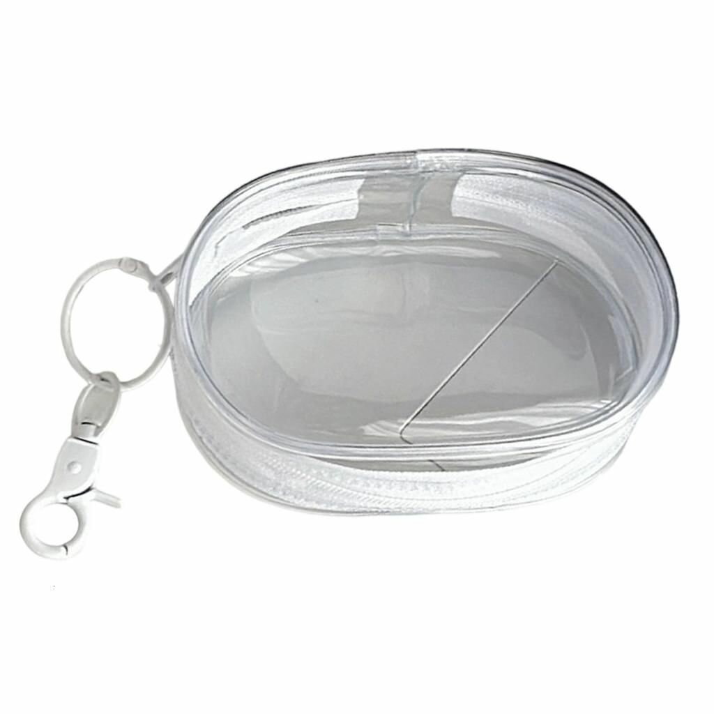 Прозрачный органайзер для кабелей и наушников с защитой от пыли, Белый