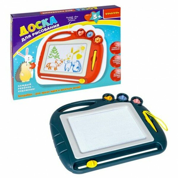 BONDIBON Игрушка Доска для рисования с 3 печатями ВВ5276; 636 Китай