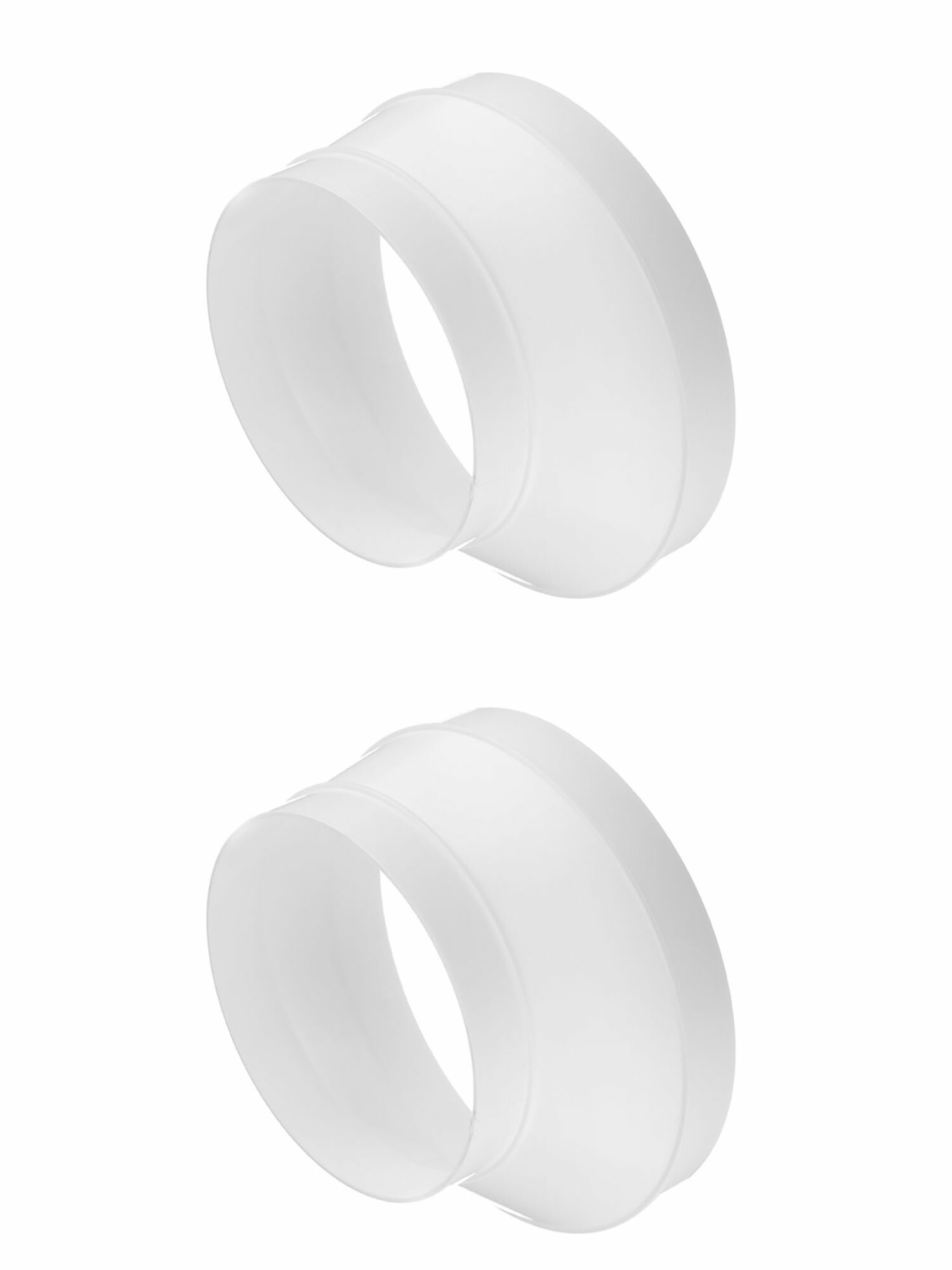 Соединитель для круглых воздуховодов эксцентриковый пластиковый d125/160 мм (2 шт.)