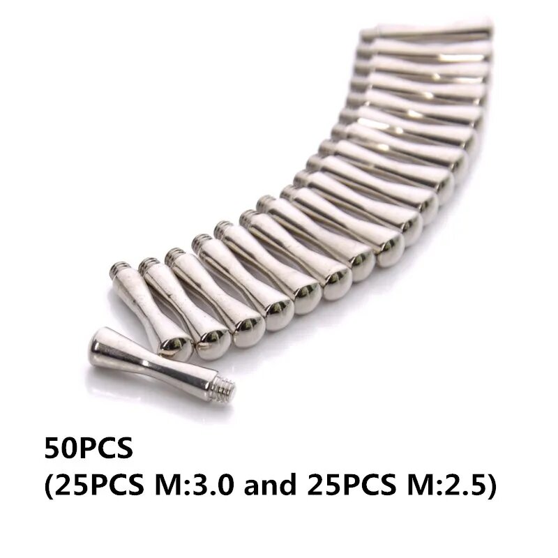 Съемные ножницы для пальцев из нержавеющей стали 50pcs sliver