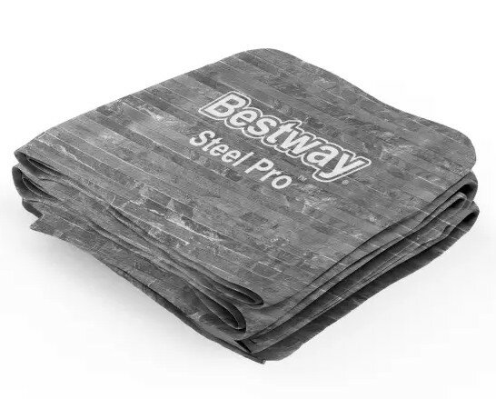 Чаша Bestway 305x100 см 43103 P08697, сменная чаша, цвет: серый камень, лайнер для круглых каркасных бассейнов