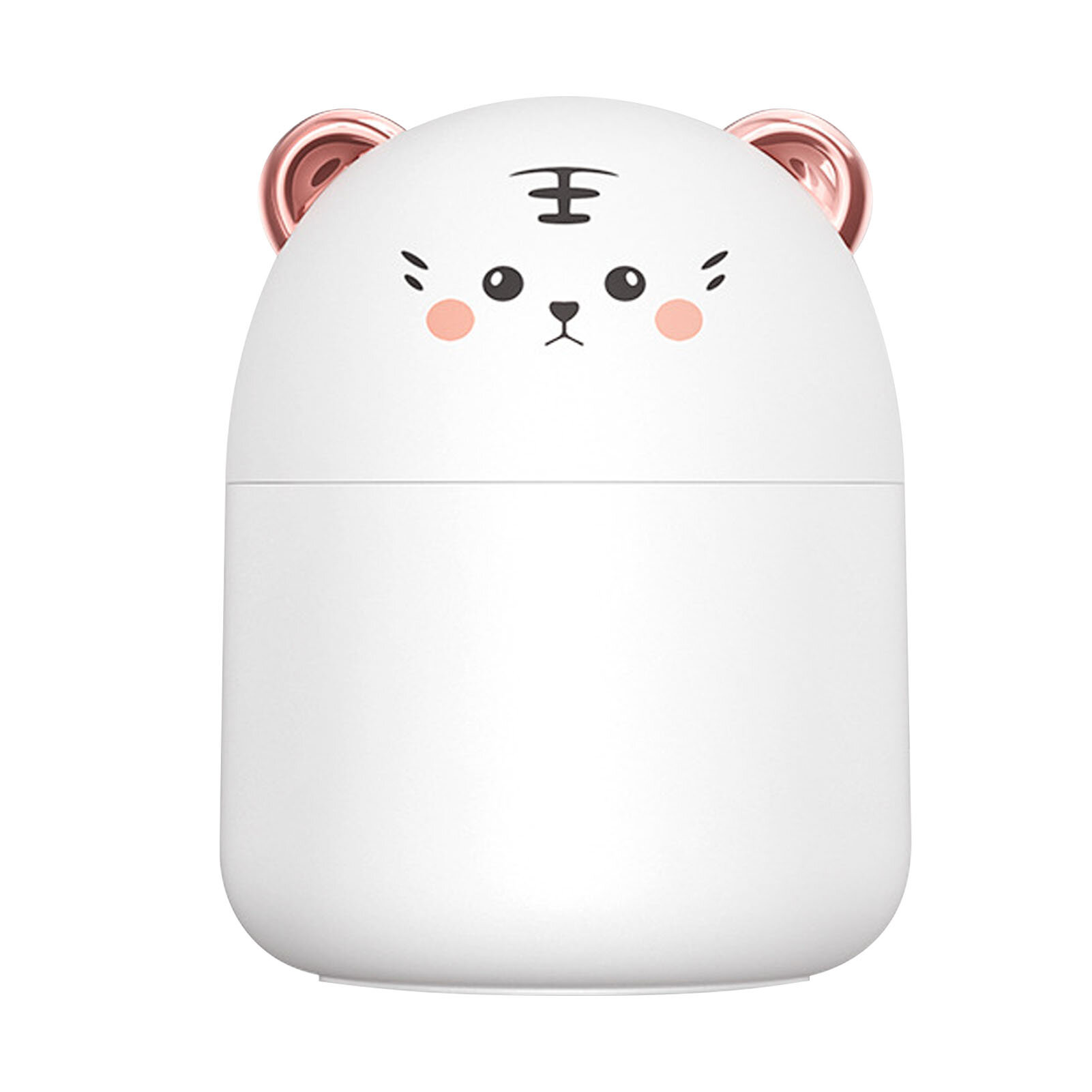 Мини-увлажнитель в форме милого мультяшного животного, работающий от USB, тихий портативный небольшой увлажнитель для дома, рабочего стола, офиса, автомобиля