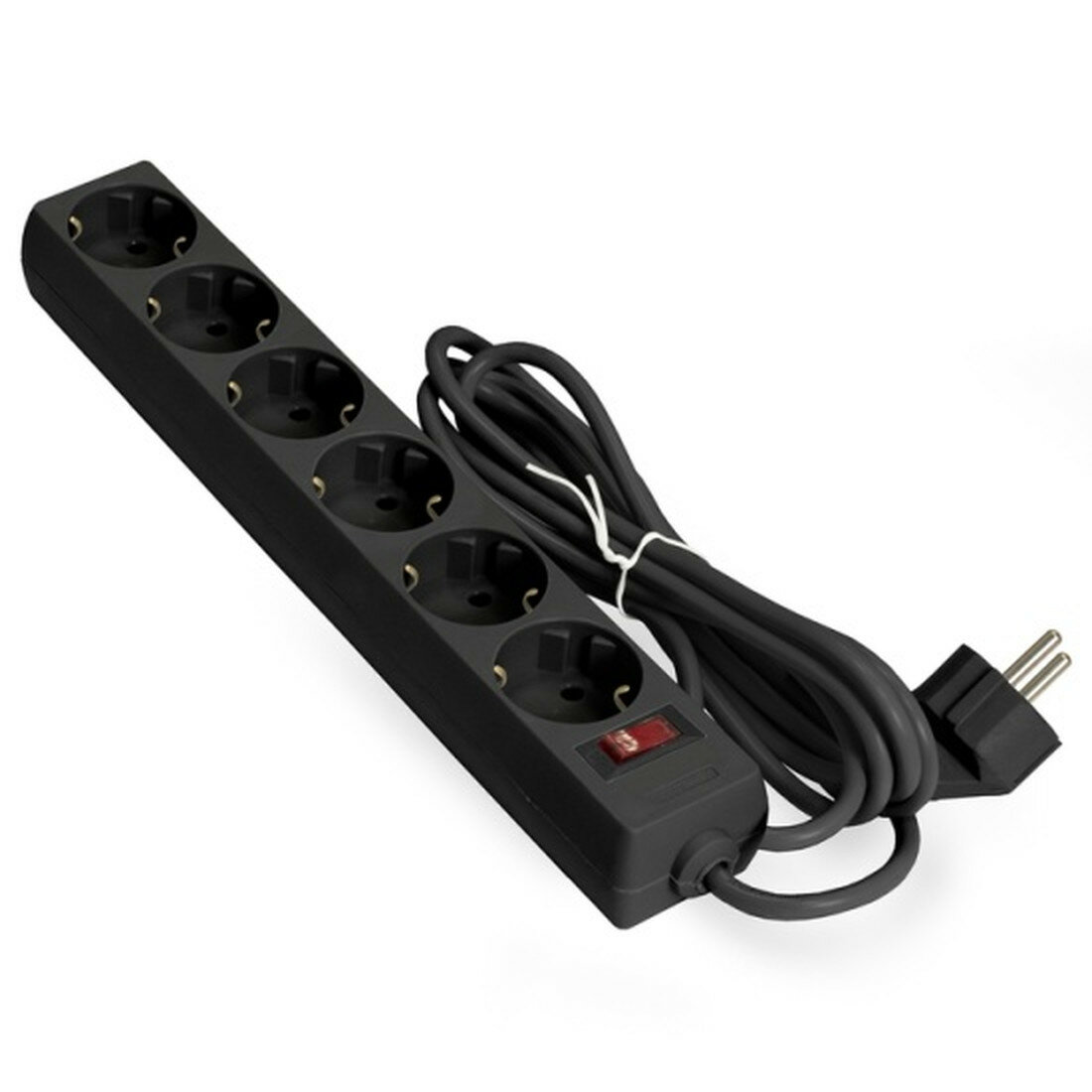 Сетевой фильтр Exegate SP-6-3B (6 евророзетки, 3м, выключатель, черный)