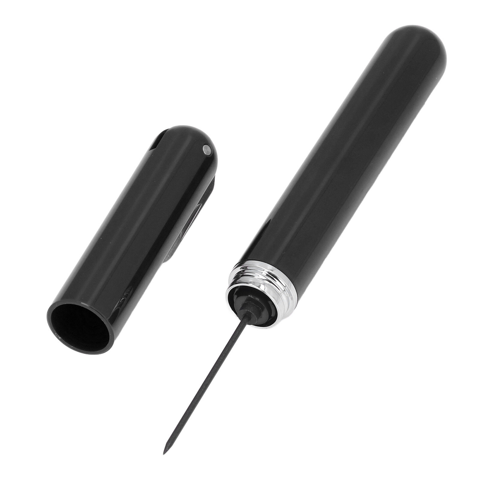 Портативный воздушный насос для открывания винных бутылок, ручной игольчатый штопор в форме ручки, из нержавеющей стали, для дома и вечеринок, черный.