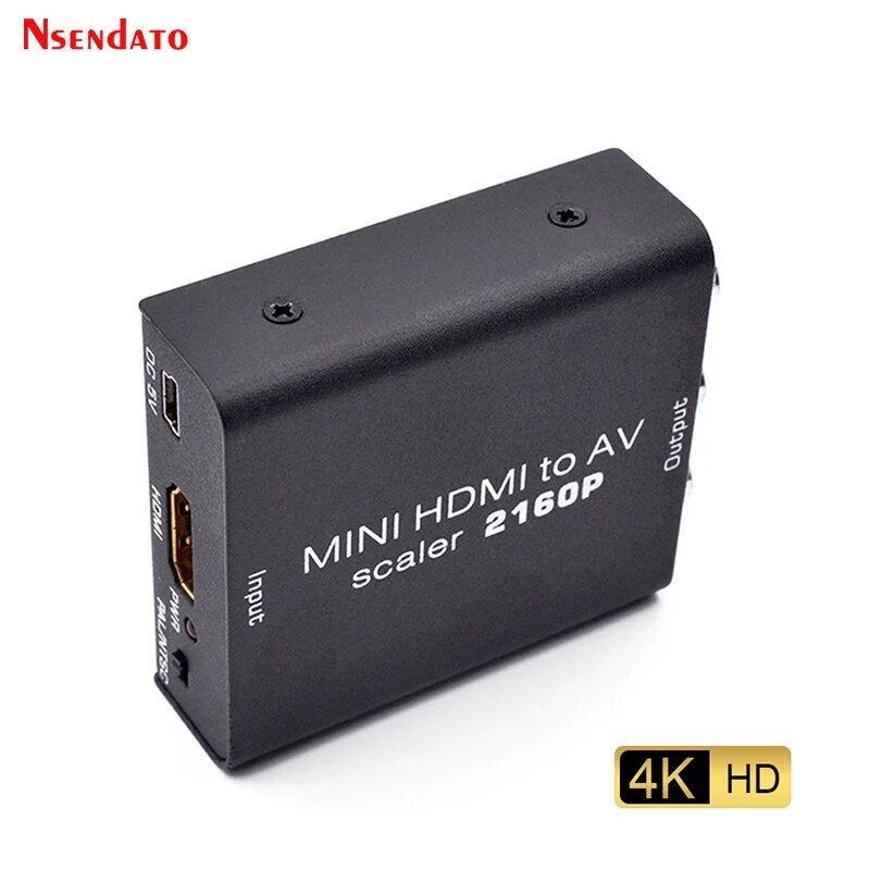 HDMI в AV RCA CVSB конвертер Nsendato With box