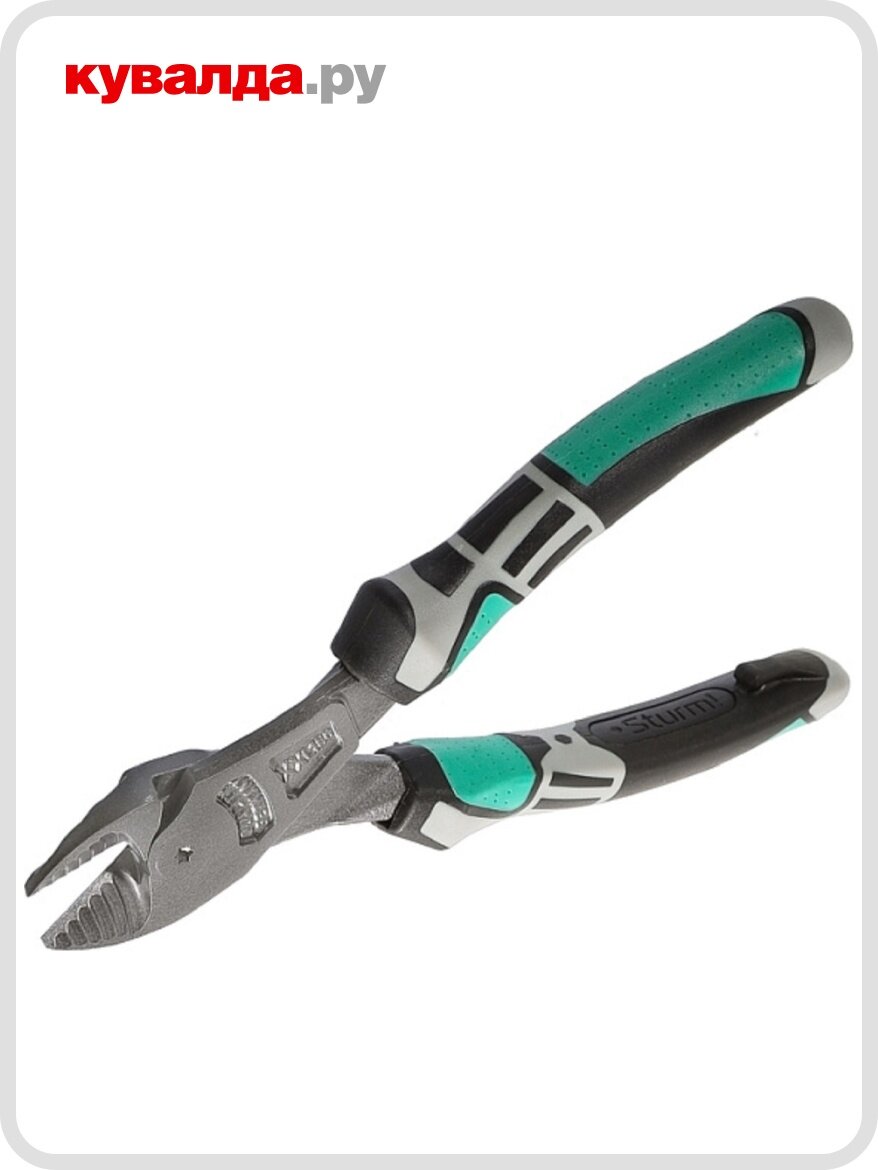 Бокорезы Sturm 1020-13-4-180 усиленные 180мм, crv, 50% к силе реза, тефлон, tpe