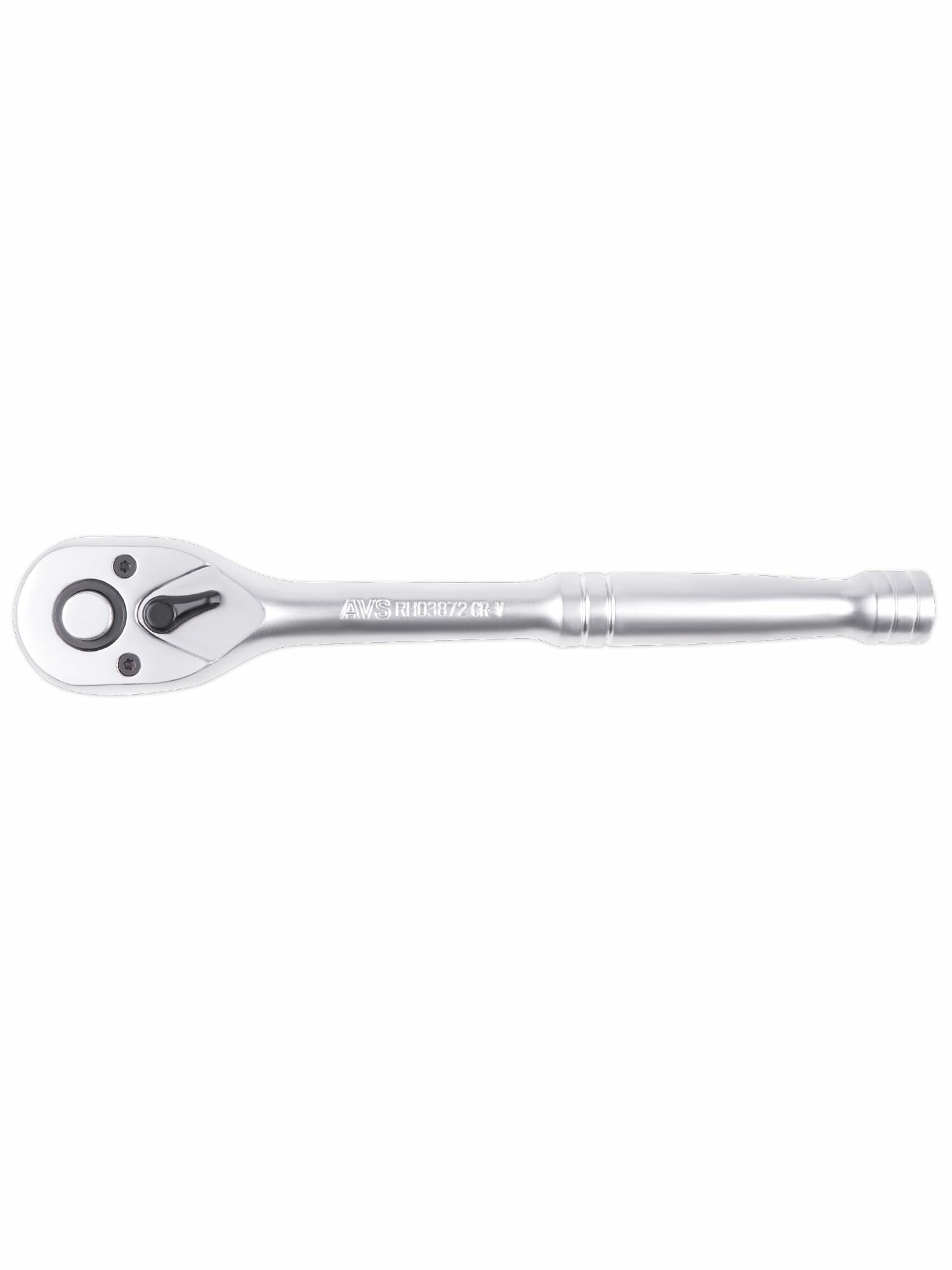 Рукоятка трещоточная 3/8"DR, 72 зубца, металлическая, AVS (A40503S)