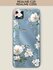 Чехол на Realme C25/C25s / Реалми С25/C25s с принтом "Beautiful white flowers", ...