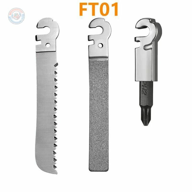 Сменный модуль FT01 для мультитула ROXON S804, набор из 9 инструментов и подарков, система Flex, быстрая замена без ключа, нейлоновые ножны MOLLE