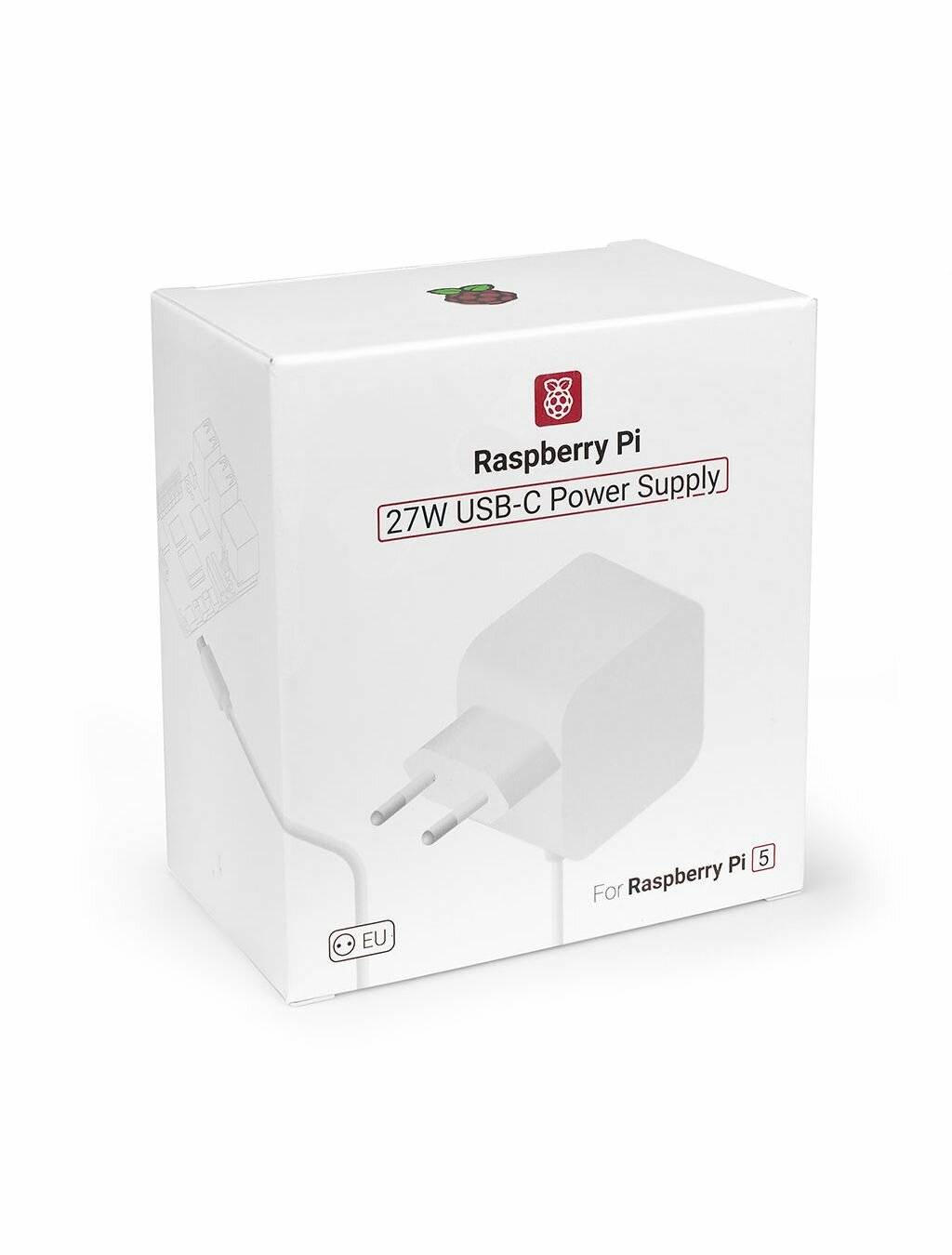 Блок питания 27W USB-C PD 5.1В 5А для Raspberry Pi 5