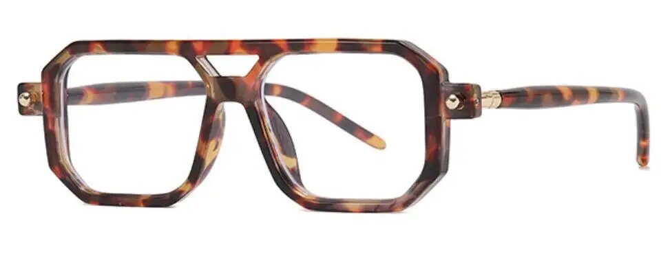 Мужские готовые очки для близорукости, винтажные двойные оправы с защитой от синего света, очки для близорукости, оптические компьютерные очки + 1,5 + 2