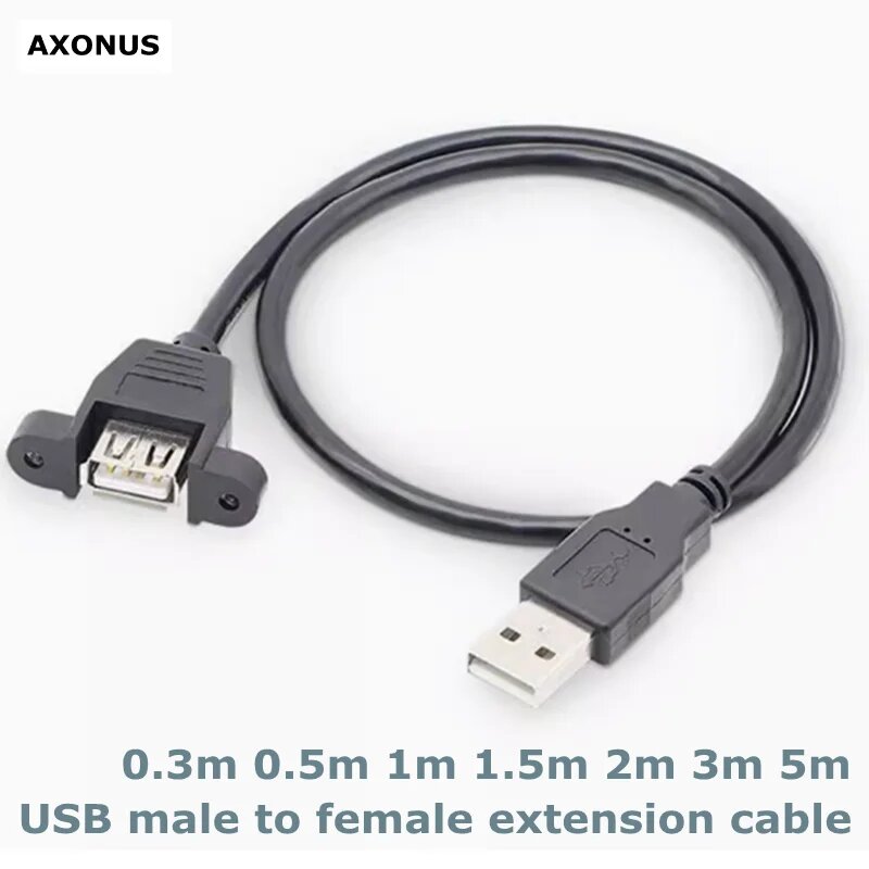 USB 2.0 кабель-переходник CableCC черный 50 см