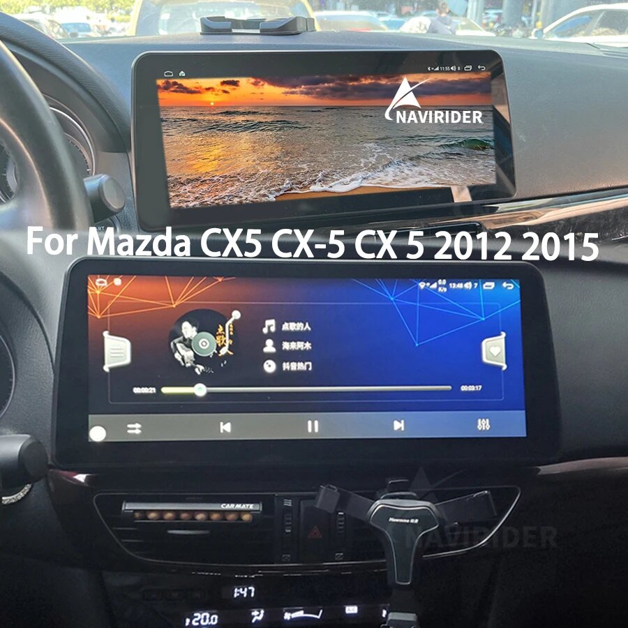 1920*2012 QLED экран Android 13 экран мультимедийный видеоплеер для Mazda CX5 CX-5 CX 5 256 2015 CarPlay Автомагнитола G Dual System Software