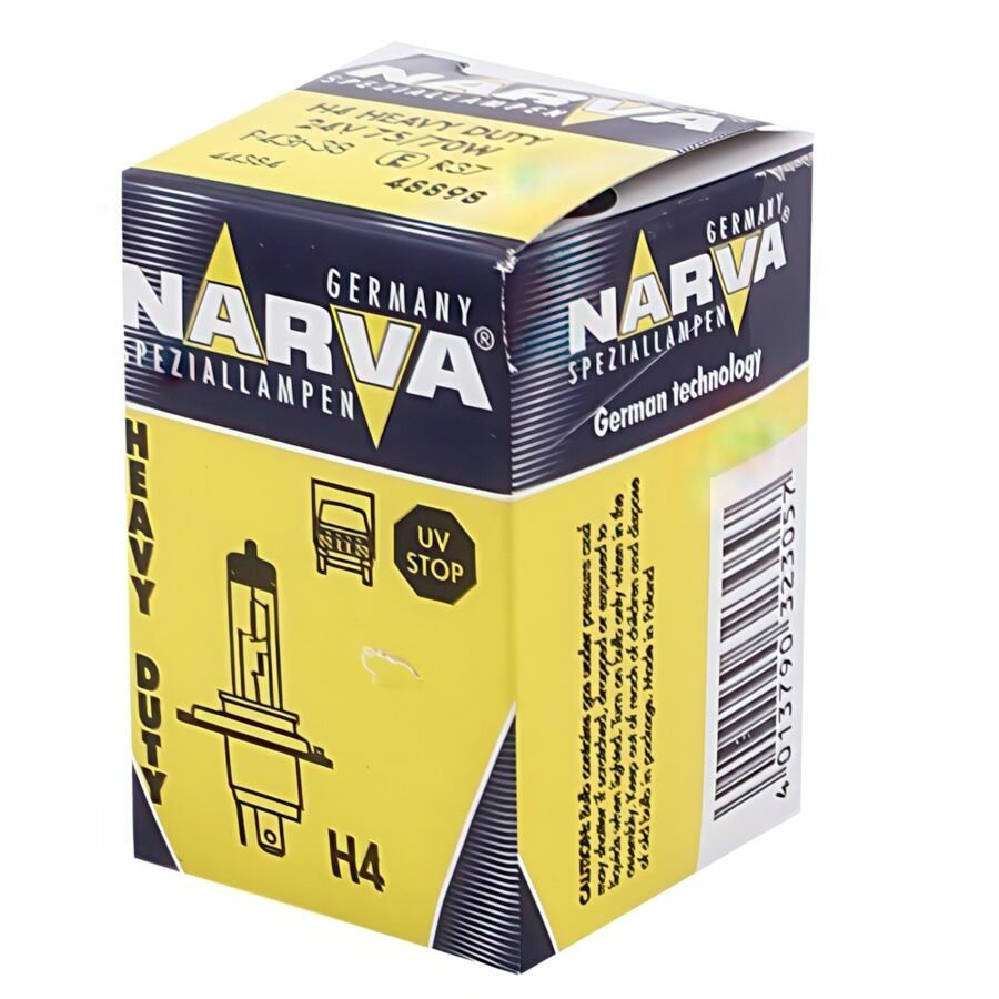 Автолампа H4 75/70W P43t-38 HEAVY DUTY 24V