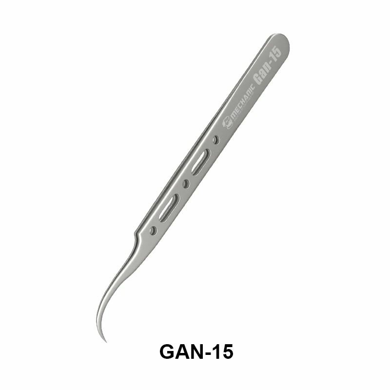 Антимагнитный пинцет MECHANIC G-11 15 сверхтонкий прецизионный пинцет с тонкими кончиками, подходит для ремонта мобильных телефонов.