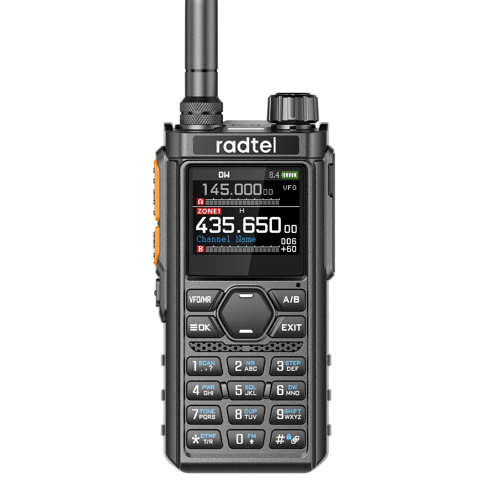 Рация Radtel RT-910B, многодиапазонная радиостанция, 45-59МГц передача/прием, 960 каналов, AM/FM
