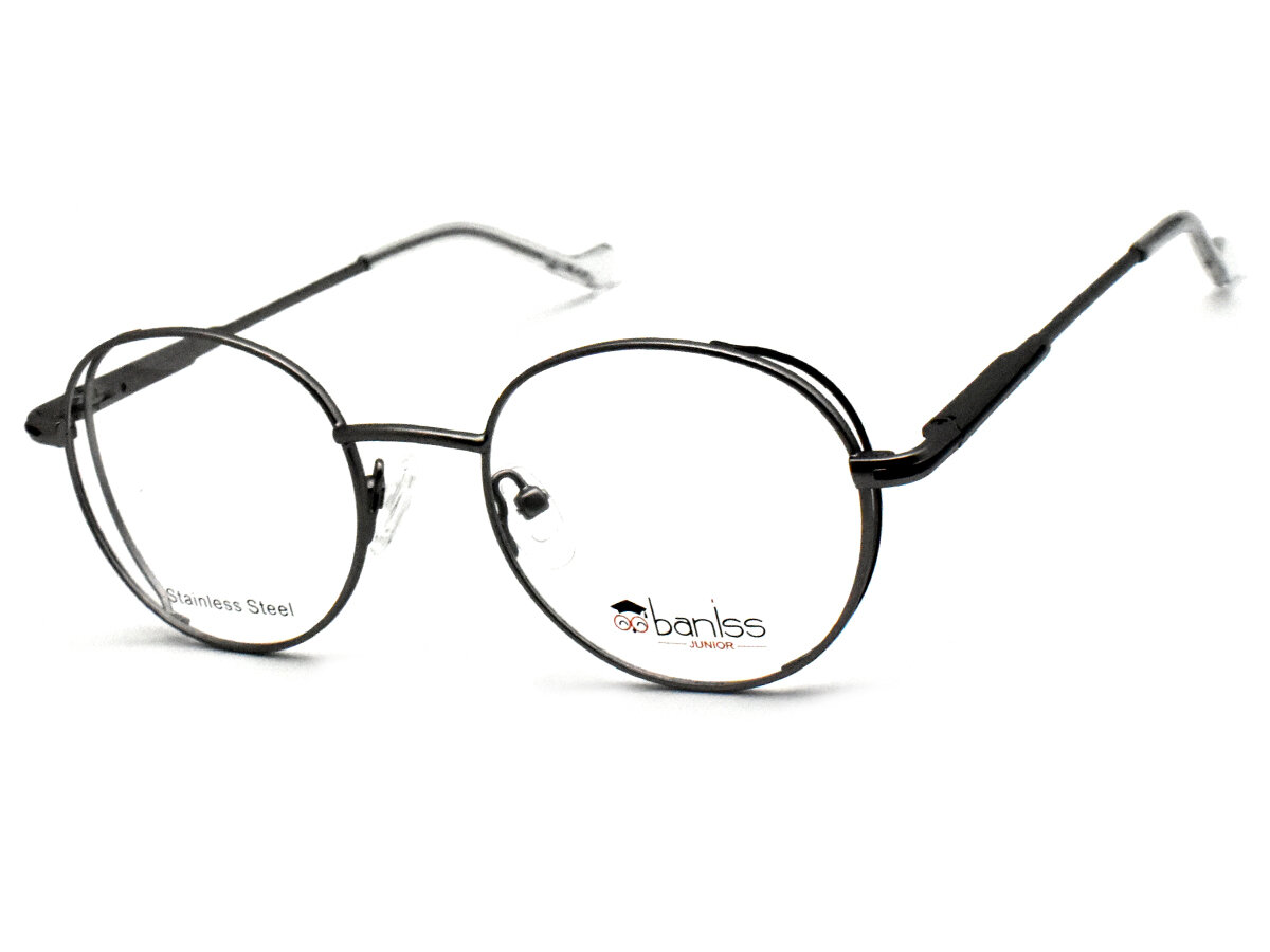 Оправа для очков BANISS BY1019 C01 пол Детские форма оправы Круглая цвет оправы Чёрный