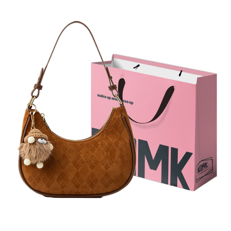 Сумка NOMK PU Cortex Crescent Bag New Moon