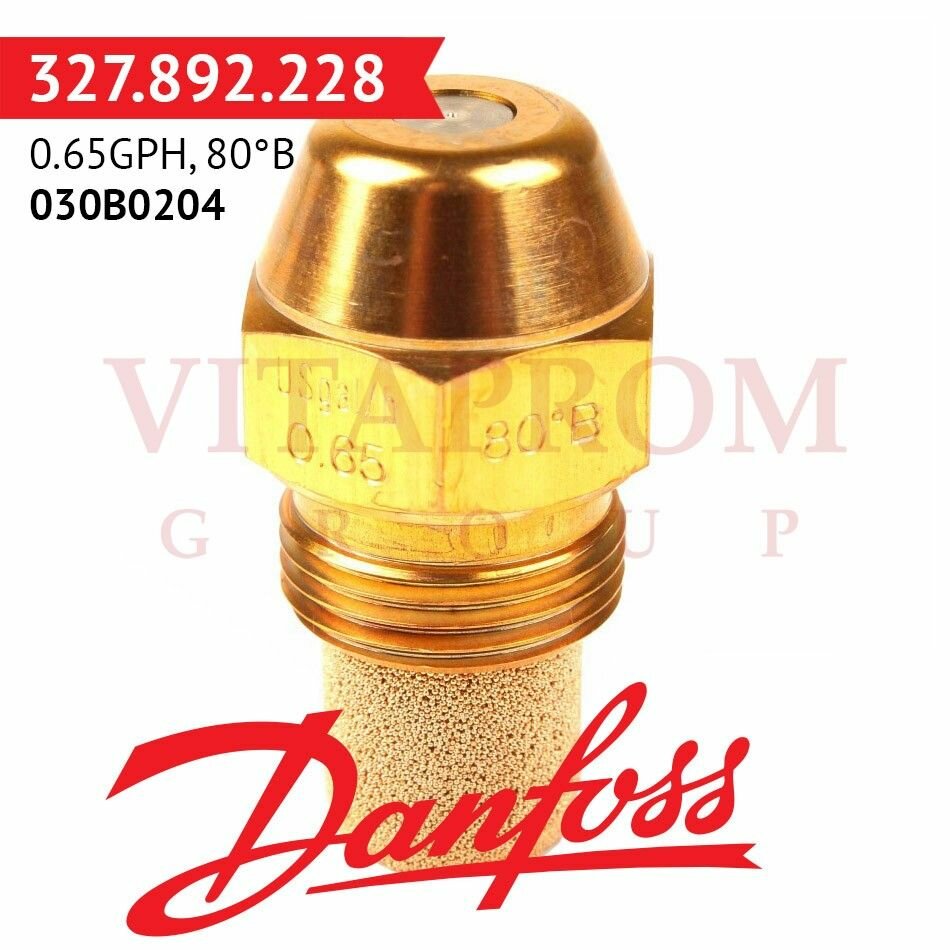 Форсунка Danfoss 0.65GPH, 80B, 030B0204 — фото 1
