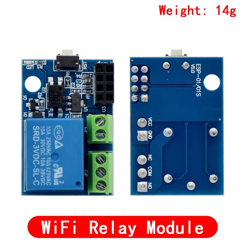 Wi-Fi релейный модуль SRD-3VDC-SLC-C 10A