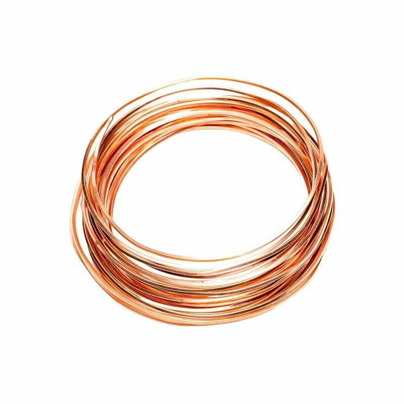 Квадратная медная проволока 0.6-1 мм фиолетовая 6 м Copper, 1mm