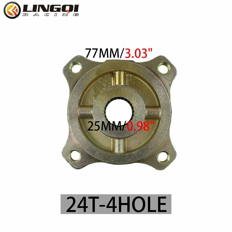 Заднее зубчатое колесо LINGQI 17T 23T 24T 32-зубчатое осевое фланцевое крепление ступицы для мотоцикла квадроцикла картинга квадроцикла Багги запасная деталь, J