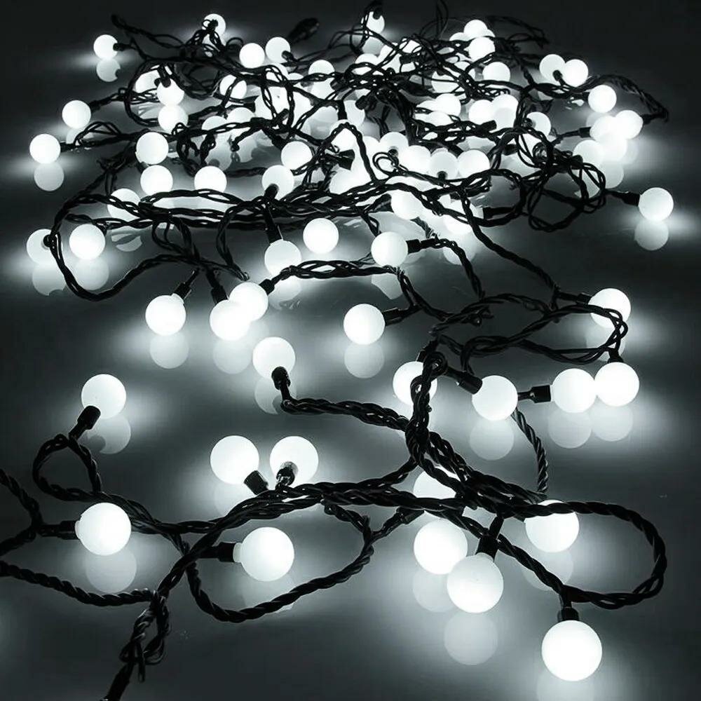 Гирлянда Шарики SHLights 70 белых LED, 10м, IP44