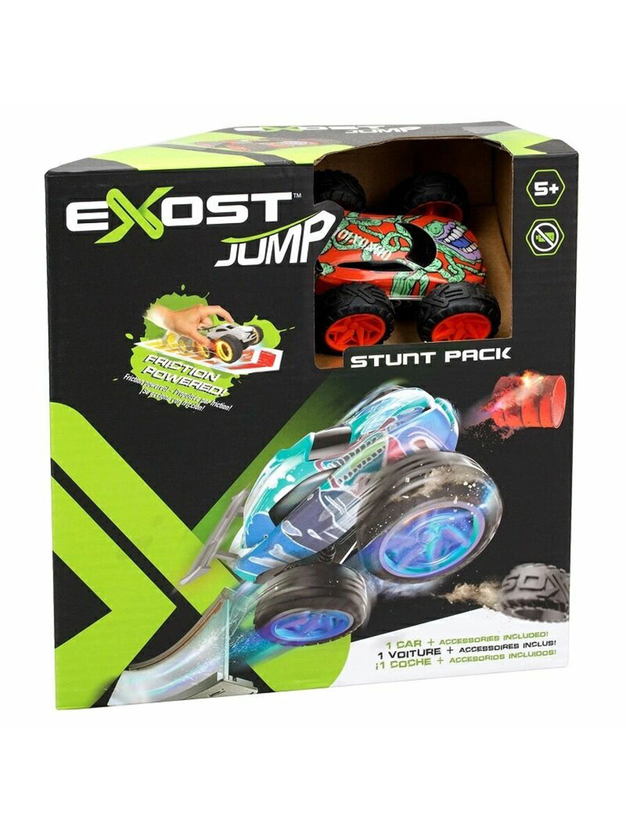 Exost Одиночный набор с Трюковой машиной, рампой и аксессуарами 20621Е с 5 лет