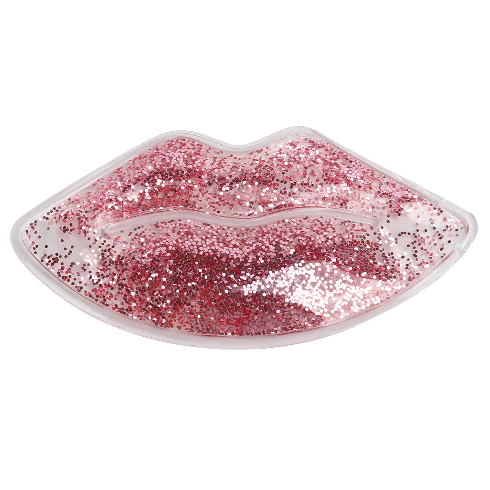 Gel Ice Pack LipShaped Reusable Reduce Swelling LeakageProof Hot Cold Compress