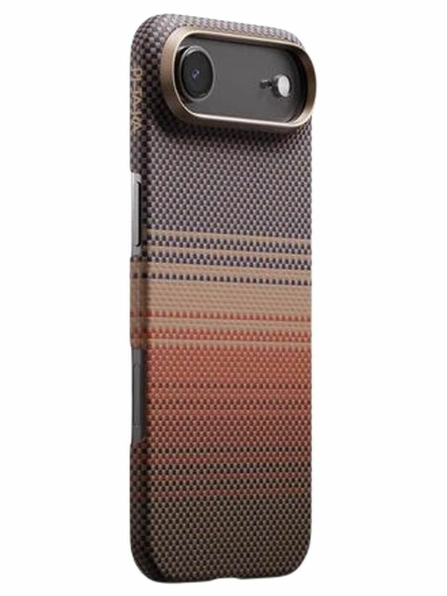 Чехол Pitaka Ultra-Slim Case, для iPhone 17 Air - Sunset, карбон/кевлар