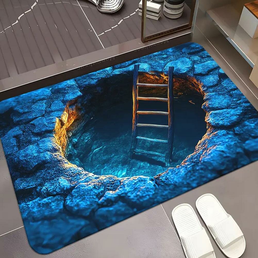 Коврик для ванной, 3D стерео