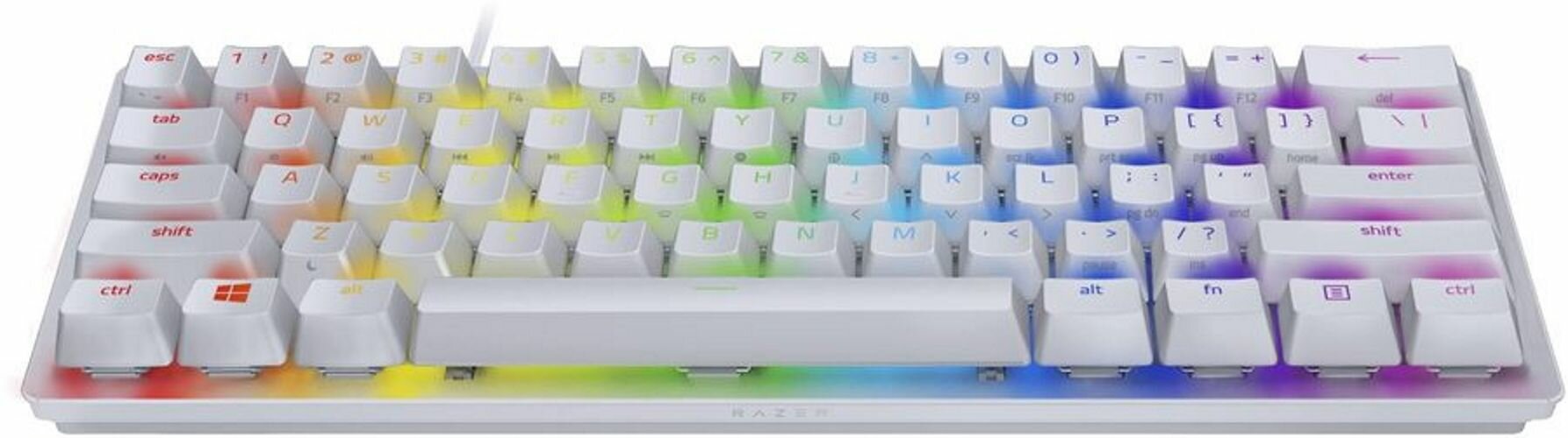 Клавиатура Razer Huntsman Mini - Mercury Ed. White USB