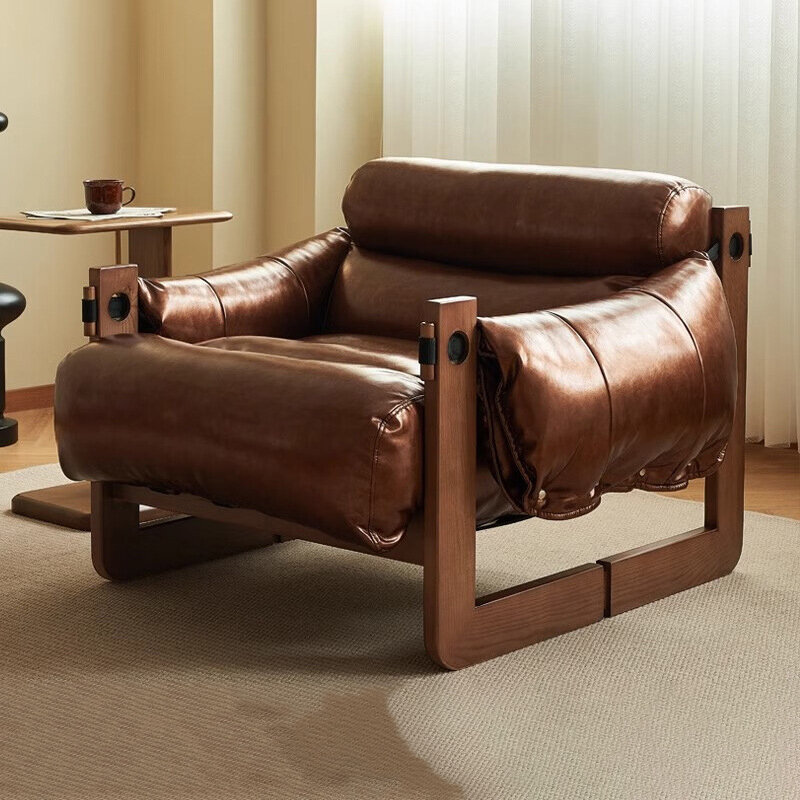 PUREU Козетка, механизм Реклайнер, 70х90х70 см, темно-коричневый