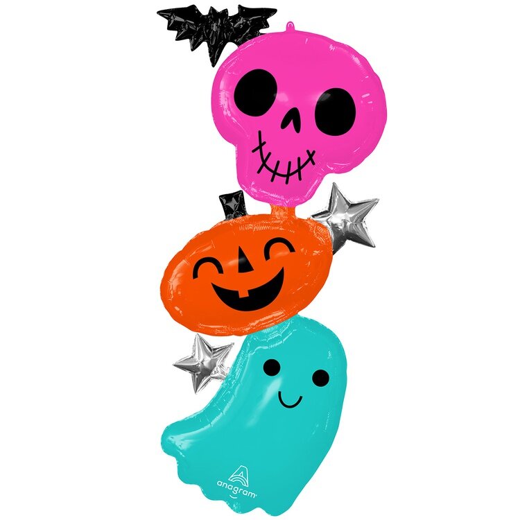 Воздушный шарик Anagram фигура, Haloween, привидение, тыква, яркие