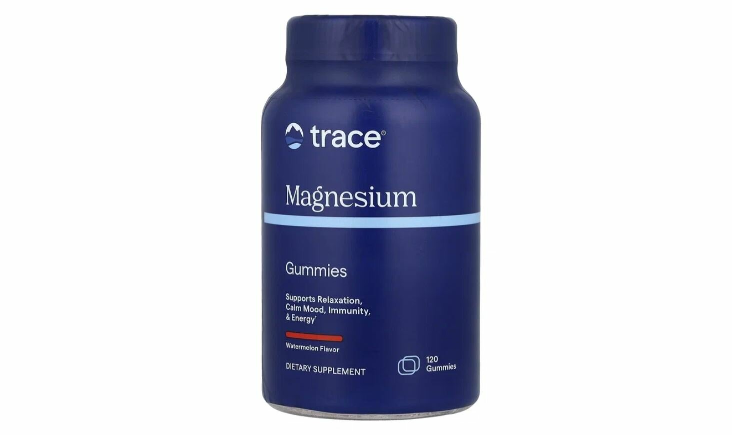 Trace Minerals, Magnesium, Магний 336 мг, 120 жевательных мармеладок (арбуз)