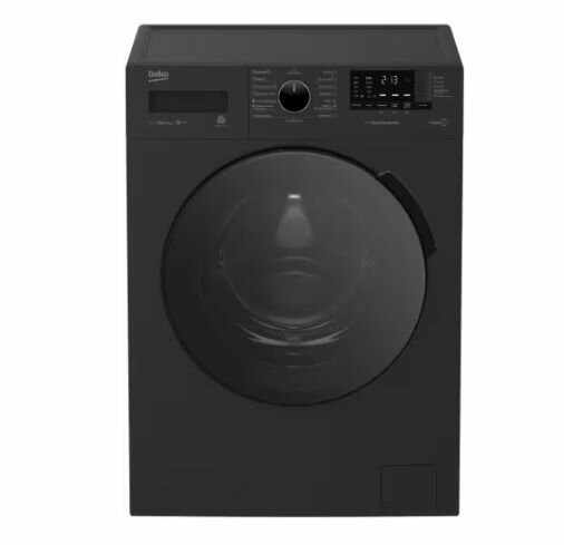 Стиральная машина Beko WSPE7612A, антрацит