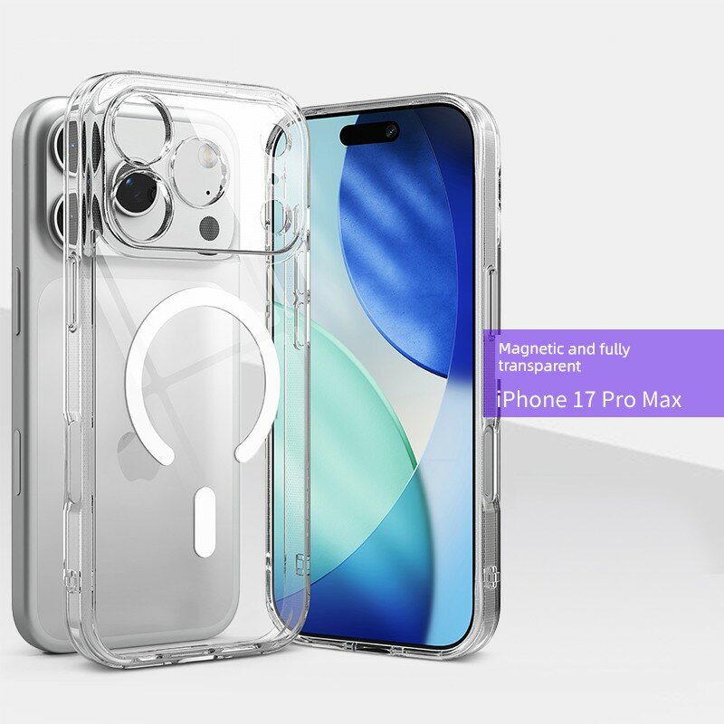 Чехол Ringke с магнитным креплением, прозрачный, противоударный для iPhone 17 Pro Max, TPU чехол