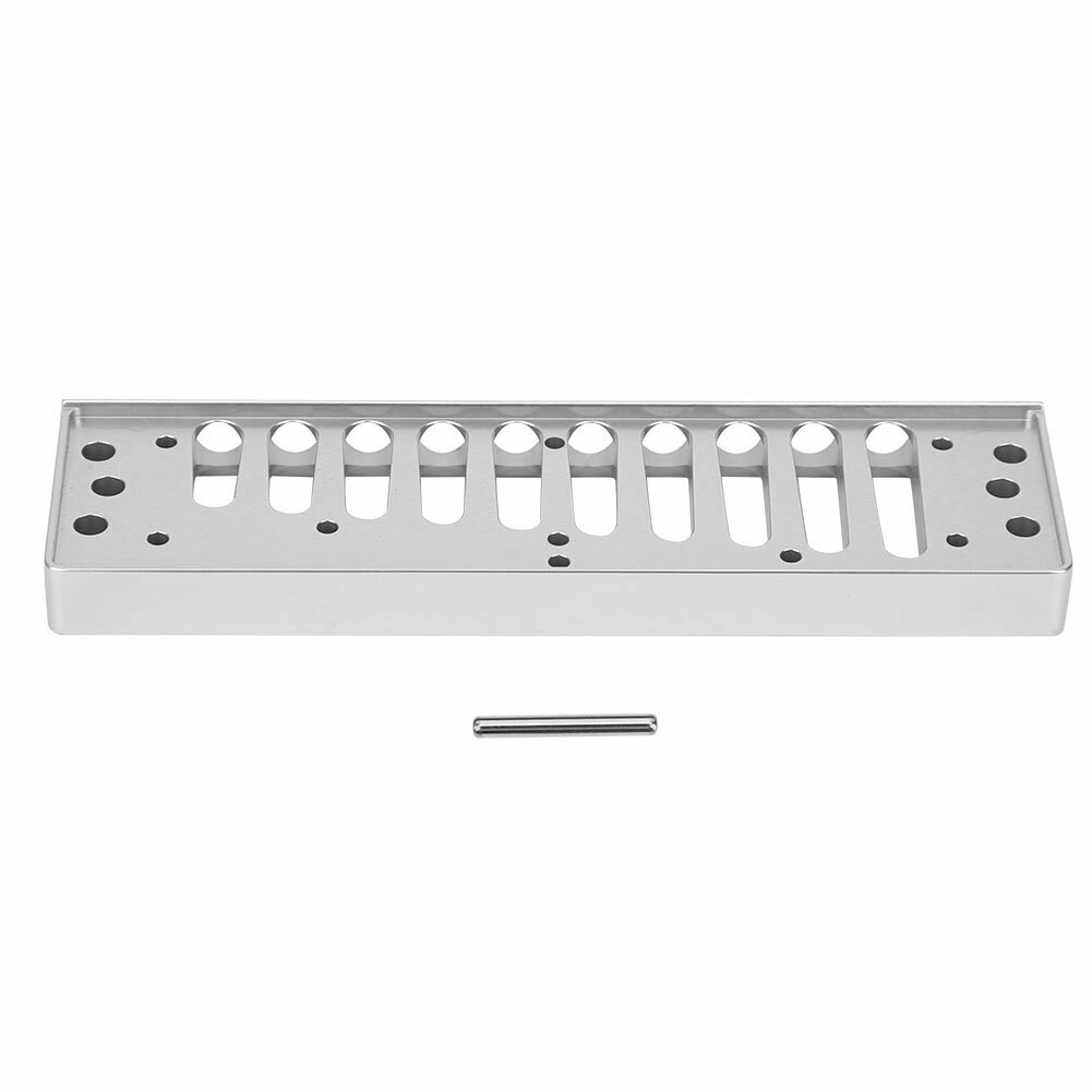 Harmonica Comb 10 Hole Blues Harp Part for HOHNER SP20 Aluminum Alloy AccessorySilver